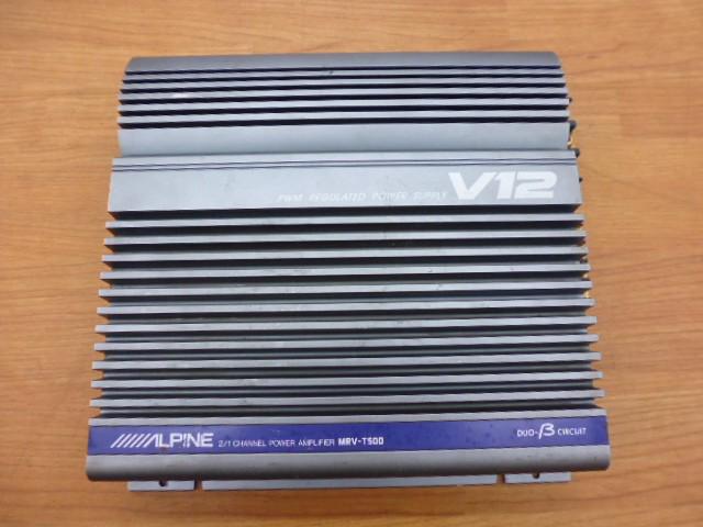 ALPINE V12 MRV-T500 2chパワーアンプ | カー用品 アンプを通販で購入する | 中古カー＆バイク用品の販売ならアップガレージ