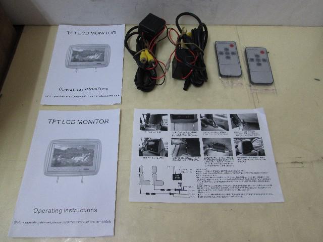 PILLOW TFT LCD COLOR MONITOR 9インチヘッドレストモニター | カー用品 オンダッシュモニター オンダッシュ ...