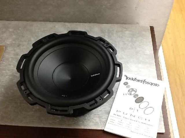 RockFord P1 PUNCH P1S4-10 10インチサブウーハースピーカー | カー用品 スピーカー サブウーハースピーカーを通販で ...