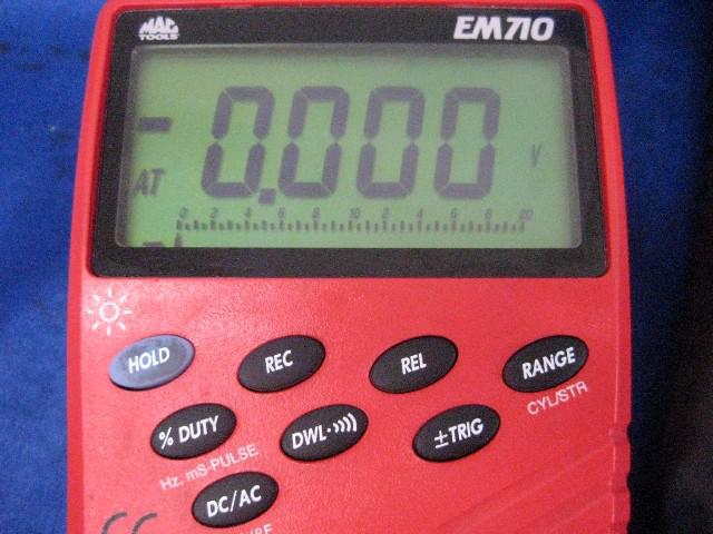 MAC TOOLS EM710 デジタルマルチメーター | カー用品 メンテナンス 工具を通販で購入する | 中古カー＆バイク用品の販売なら ...