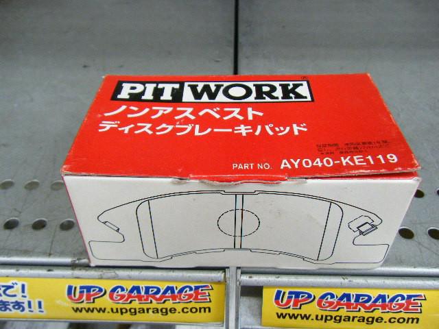 PITWORK AY040-KE119 | 新古品 | アップガレージ 大阪門真店 | カー用品 ブレーキ系 ブレーキパッド・シューを通販で購入する | 中古カー＆バイク用品の販売ならアップガレージ