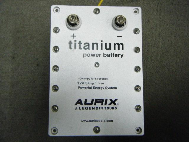 AURIX(オーリックス) TITANIUM SUB BATTERY(チタニウムサブバッテリー) | カー用品 アンプ その他アンプを通販で ...