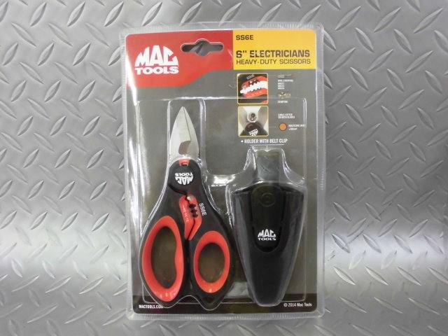 MAC TOOLS 6 ELECTRICIANS HEAVY-DUTY SCISSORS 品番：SS6E | 新古品 | アップガレージ ...