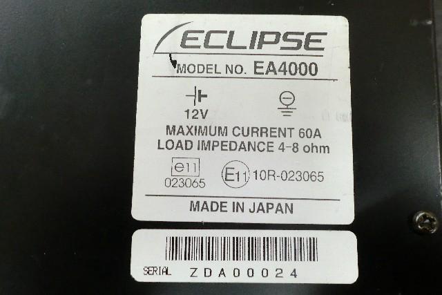 ECLIPSE(イクリプス) EA4000 4chパワーアンプ | カー用品 アンプを通販で購入する | 中古カー＆バイク用品の販売ならアップガレージ