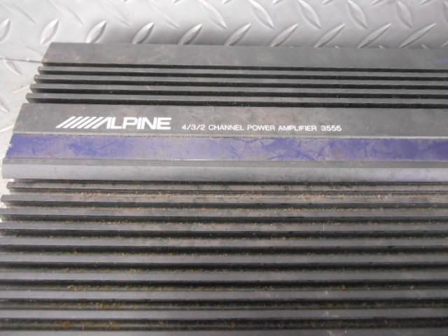 ALPINE 3555 【jubaに匹敵する高音質を誇る4chアンプ】 | カー用品 アンプを通販で購入する | 中古カー＆バイク用品の販売 ...