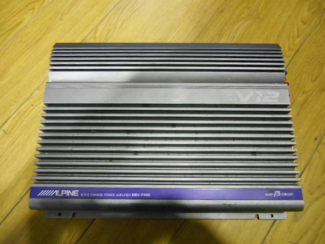 ALPINE MRV-F400 | カー用品 アンプを通販で購入する | 中古カー＆バイク用品の販売ならアップガレージ