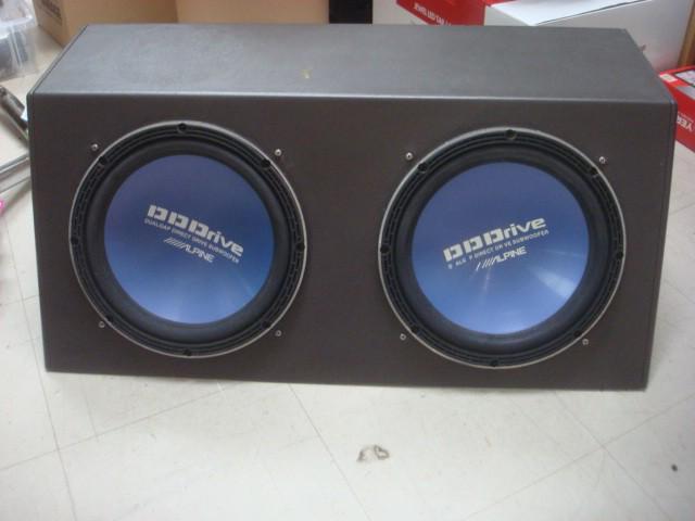 ALPINE DDDrive (O04214) | カー用品 スピーカー サブウーハースピーカーBOX付を通販で購入する | 中古カー＆バイク ...