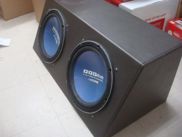 ALPINE DDDrive (O04214) | カー用品 スピーカー サブウーハースピーカーBOX付を通販で購入する | 中古カー＆バイク ...