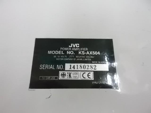 JVC KS-AX504 | カー用品 アンプを通販で購入する | 中古カー＆バイク用品の販売ならアップガレージ