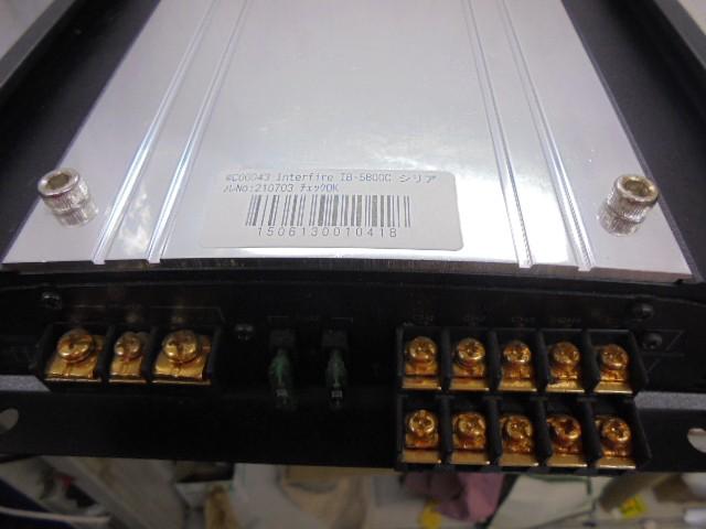 ★値下げしました。早い者勝ち★ Interfire IB-5800C | 中古品 | アップガレージ 豊明・国1店 | カー用品 アンプを通販 ...