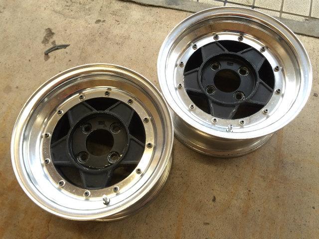 【当時物：AE86で使用。】SSR FOCUS RACING(フォーカスレーシング) 7Jx14±0 114.3-4H ハブ径：73.1φ 2 ...