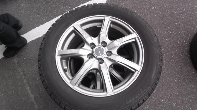 RX1510-380 MiLLOUS 7本スポークホイール+BRIDGESTONE BLIZZAK VRX 4本セッット | カー用品 ...