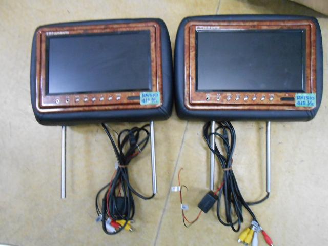 RX1510-415 9TFT LCD COLOR MONITOR ヘッドレスト茶木目 左右セット | 中古品 | アップガレージ 塩尻北 ...
