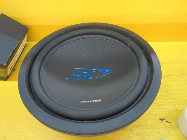 ALPINE SWS-1243D USアルパインTypeS | カー用品 スピーカー サブウーハースピーカーを通販で購入する | 中古カー ...