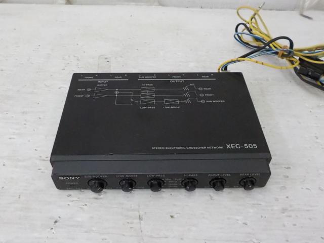 SONY XEC-505 【各スピーカーの能力に見合った再生周波数に分割する為のクロスオーバーネットワーク】 ※未チェック | カー用品 カー ...
