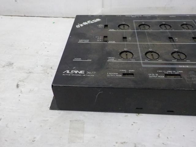 ALPINE 3672 【希少!US アルパイン アクティブネットワーク入荷♪『激熱』】 ’92年モデル ※未チェック | カー用品 カーAV ...