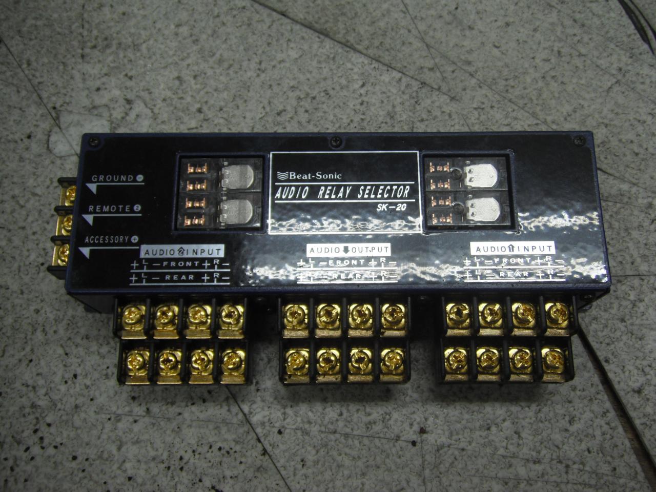 Beat-Sonic AUDIO RELAY SELECTOR SK-20 ※4/21値下げしました!※ | カー用品 カーAVアクセサリー ...