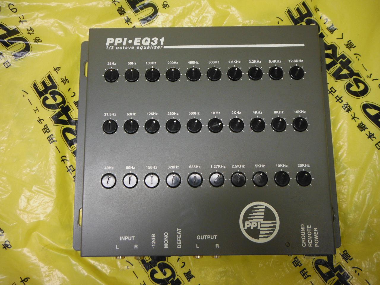PPI EQ31 イコライザー | カー用品 アンプ イコライザーを通販で購入する | 中古カー＆バイク用品の販売ならアップガレージ