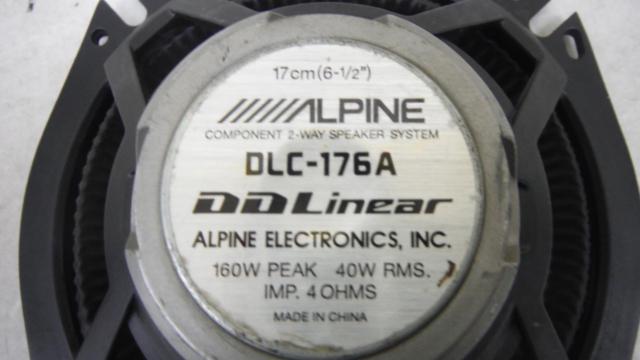 ALPINE DLC-176A ★17cm ミッドのみ★ | カー用品 スピーカー 埋め込みスピーカーを通販で購入する | 中古カー＆バイク用 ...