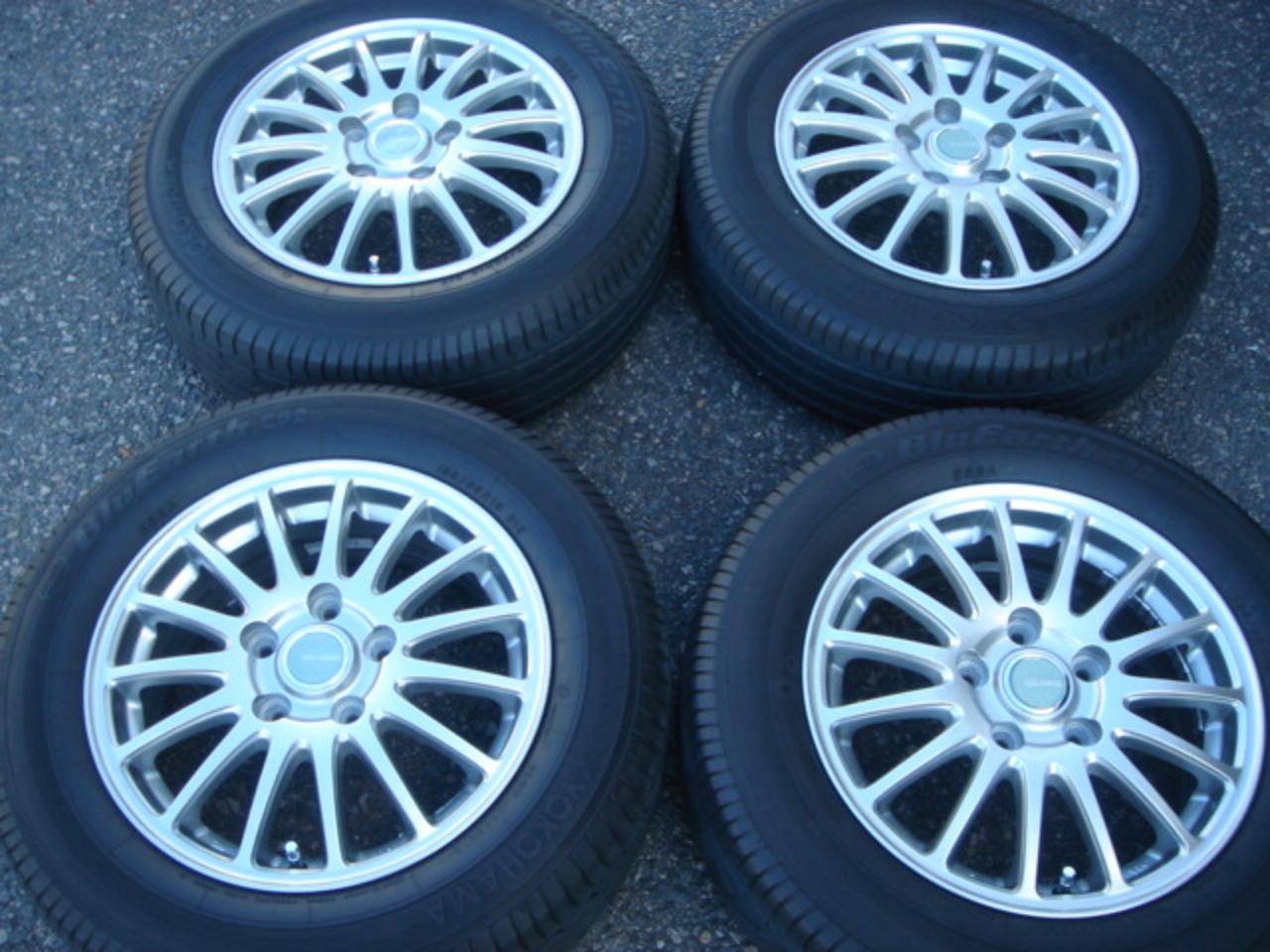 BRIDGESTONE ECOFORME SE-12+YOKOHAMA BluEarth E52 195/65-15 4本セット P02207 ...