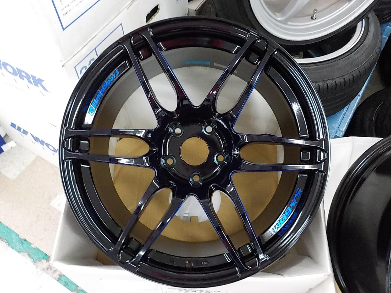 weds(ウェッズ) WedsSport(スポーツ) SPORT SA-60M ブラックブルーマシニング | カー用品 アルミホイール 18インチホイールを通販で購入する | 中古カー＆バイク ...