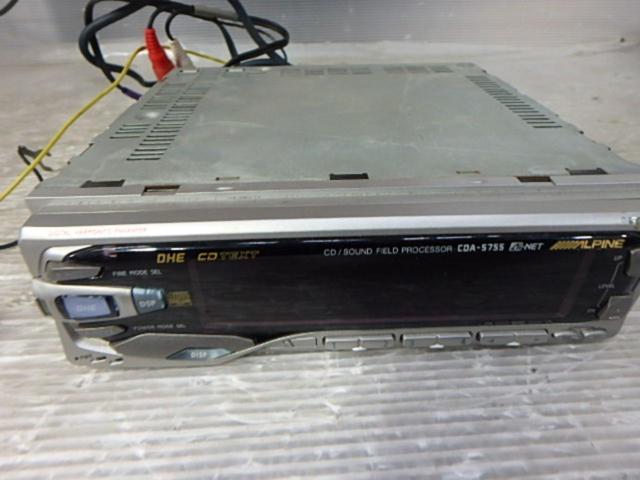 ALPINE CDA-5755♪1999年モデル アンプレス連動CDチューナー | カー用品 ヘッドユニット CDチューナーを通販で購入する ...