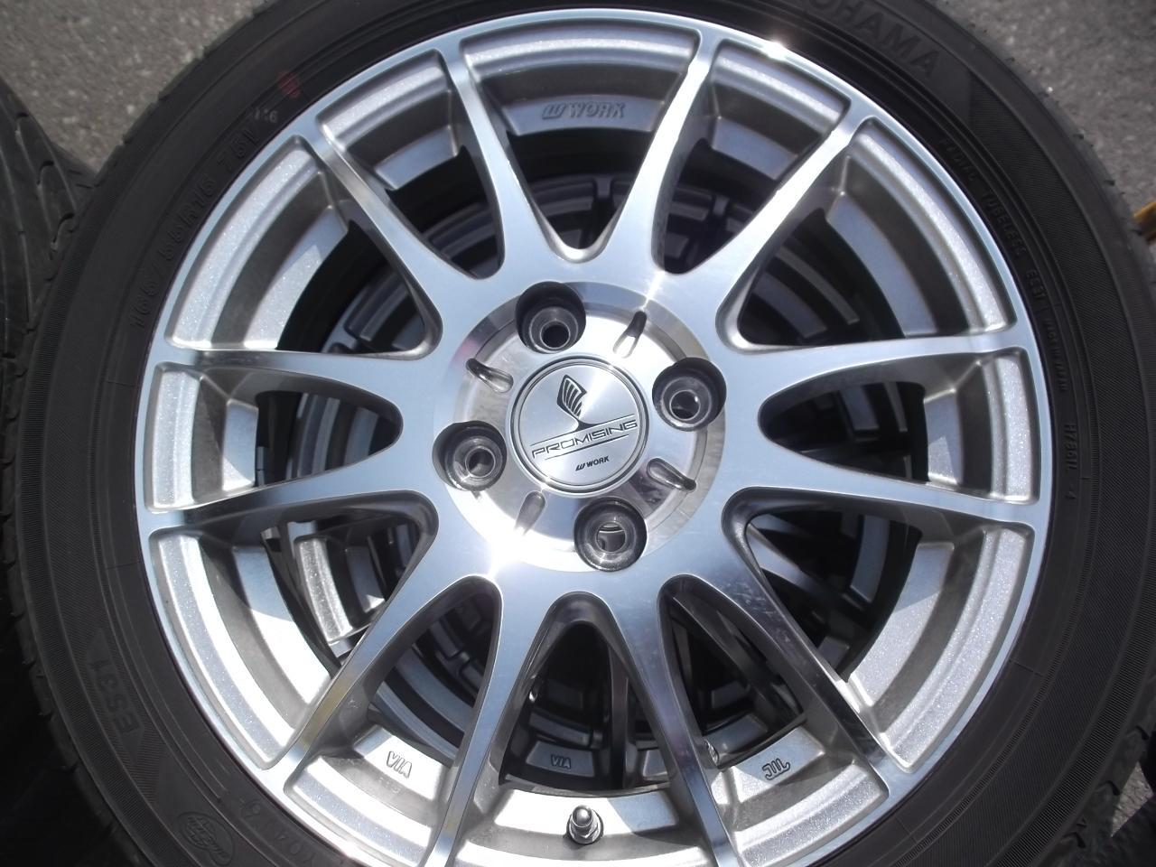 WORK PROMISING STYLE ST + YOKOHAMA ECOS ES31 | カー用品 タイヤホイールセット 15インチタイヤ ...