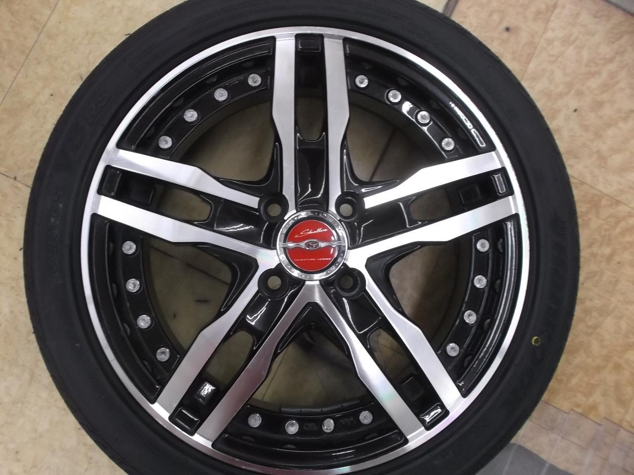 AME SHALLEN XF-55 monoblock + Hankook VENTUS V8 RS | カー用品 タイヤホイールセット 15 ...