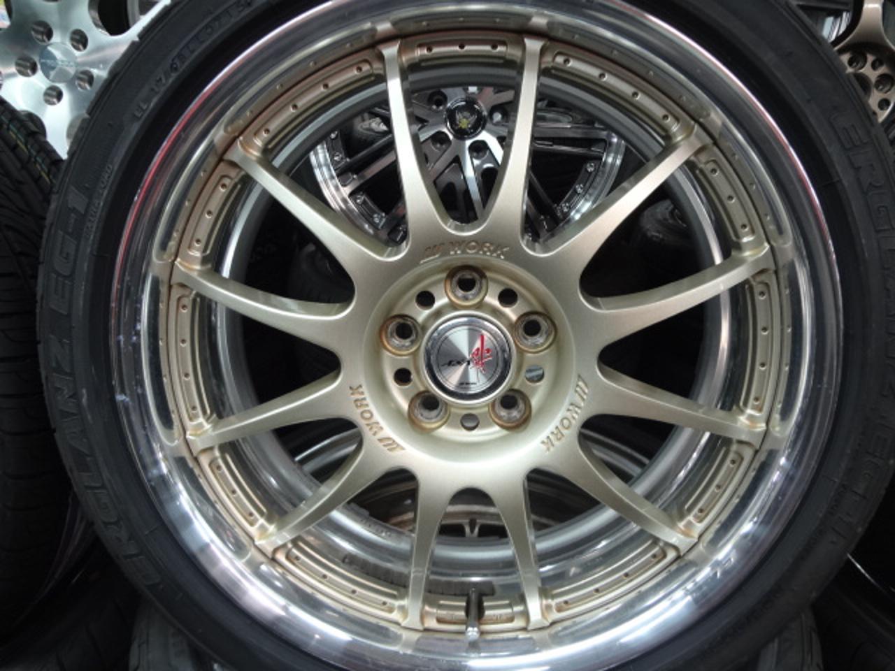 WORK(ワーク) XSA(イクサ) 02C+BRIDGESTONE ERGLANZ EG-1 | カー用品 タイヤホイールセット 18インチ ...