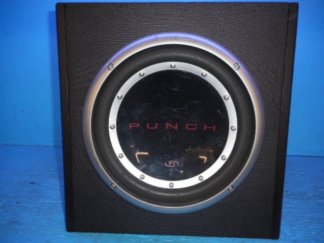 Rockford PUNCH P110S4 | カー用品 スピーカー サブウーハースピーカーを通販で購入する | 中古カー＆バイク用品の販売ならアップガレージ