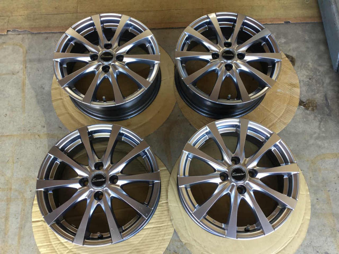 HOT STUFF(ホットスタッフ) Exceeder(エクシーダー) EX10 (4HOLE) 5.5Jx15+43 100-4H 4本 | カー用品 アルミホイール 15インチホイールを ...