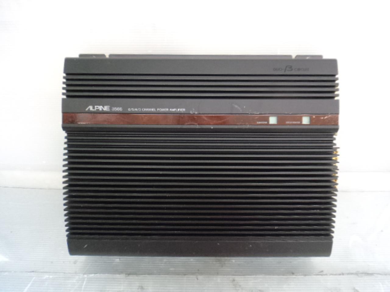 ALPINE(アルパイン) 3566 | カー用品 アンプを通販で購入する | 中古カー＆バイク用品の販売ならアップガレージ