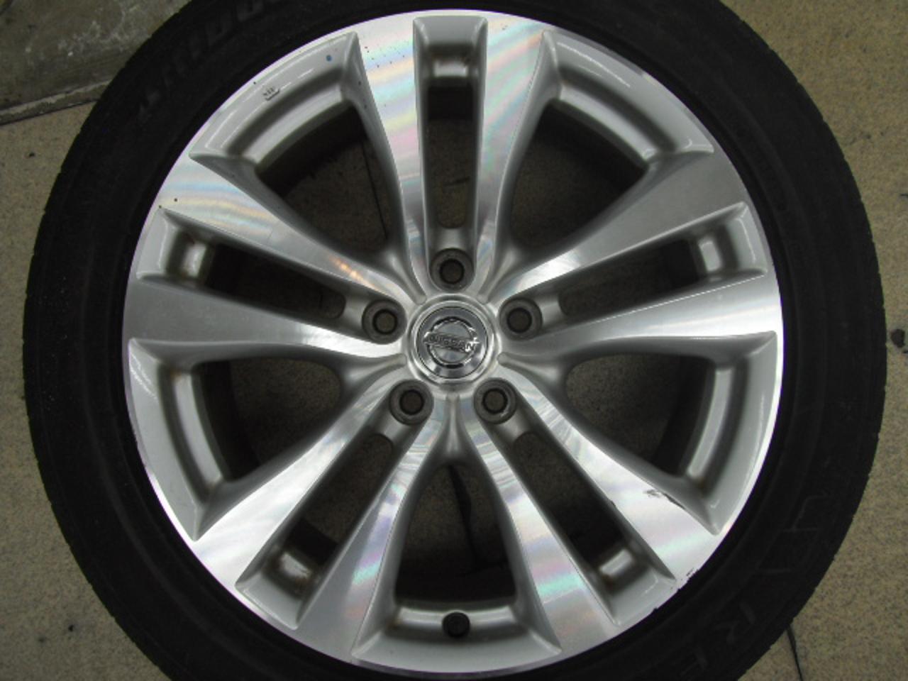 キャンペーン特価 日産純正(NISSAN) Y50フーガ後期ホイール+BRIDGESTONE REGNO GR-XT | カー用品 タイヤ ...