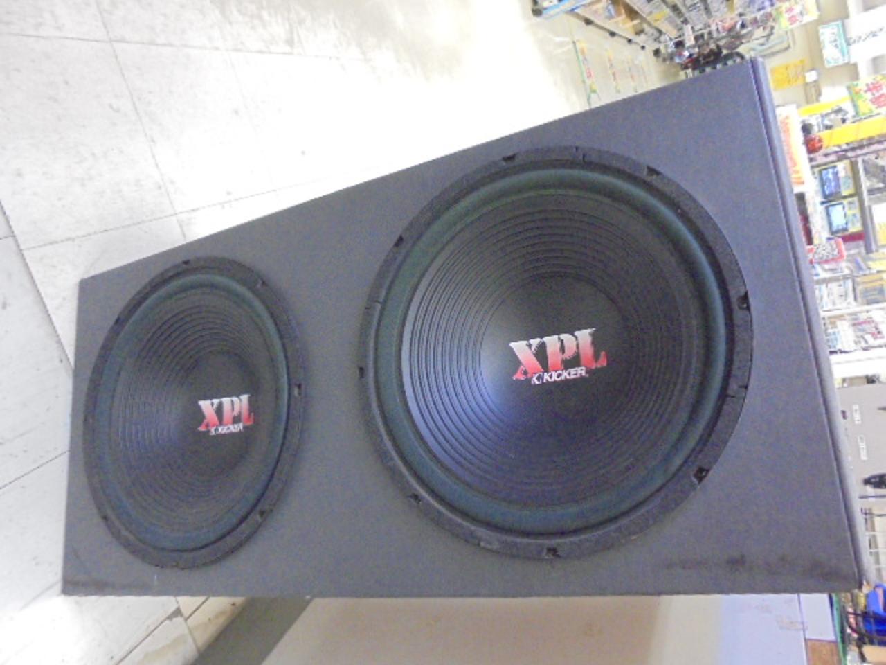 KICKER XPL BOX付サブウーハー | 中古品 | アップガレージ 一宮インター店 | カー用品 スピーカー サブウーハースピーカー ...