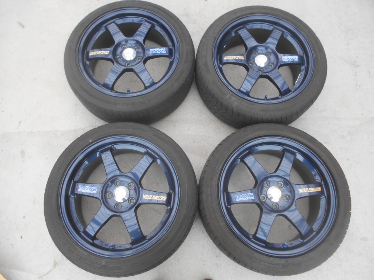 RAYS VOLK Racing TE37C + GOODYEAR EAGLE LS EXE 4本セット | 中古品 | アップガレージ 群馬 ...