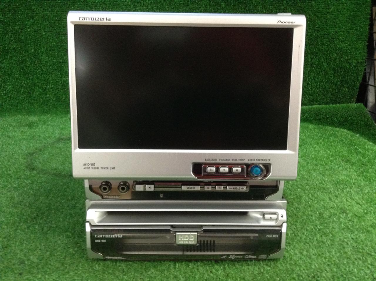 ワケアリ carrozzeria AVIC-V07 + AVIC-H07 | カー用品 カーナビ(非地デジ） HDDナビ(非地デジ)を通販で ...