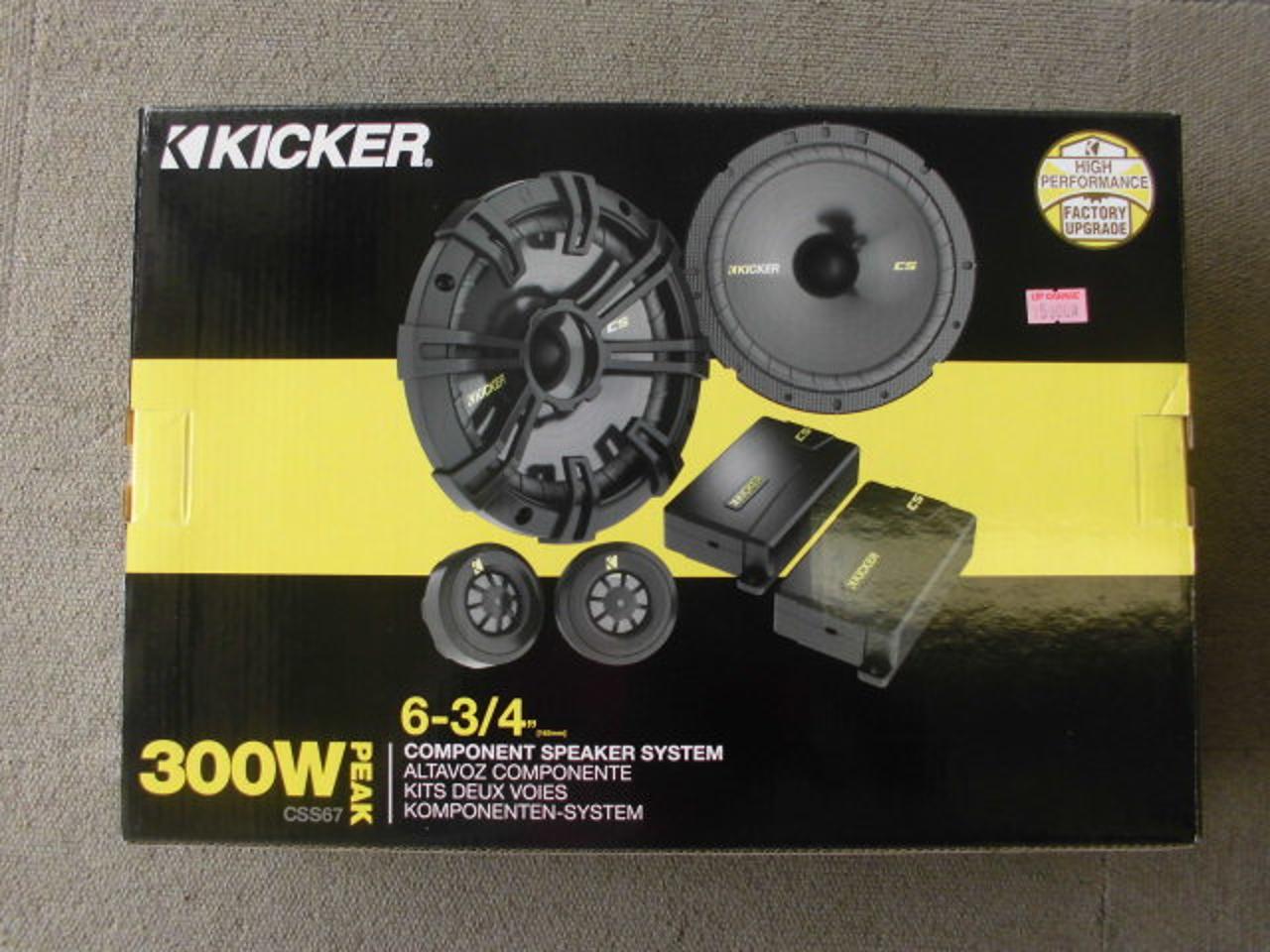 KICKER(キッカー) CSS67 未使用 | カー用品 スピーカー 埋め込みスピーカーを通販で購入する | 中古カー＆バイク用品の販売ならアップガレージ