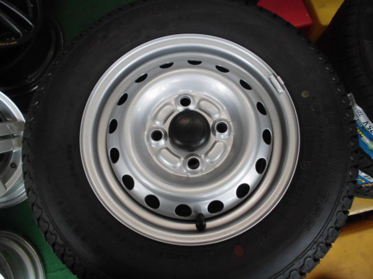 GT806-529 DAIHATSU ハイゼット純正スチール+YOKOHAMA SUPER VAN 355 4本セット | カー用品 タイヤ ...