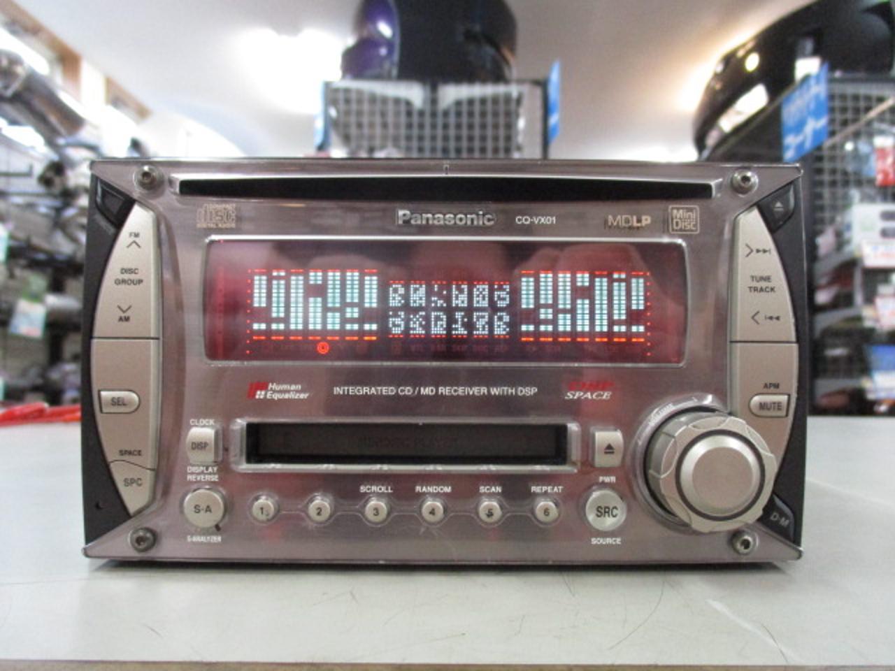 Panasonic CQ-VX01 | カー用品 ヘッドユニット MD+CDを通販で購入する | 中古カー＆バイク用品の販売ならアップガレージ