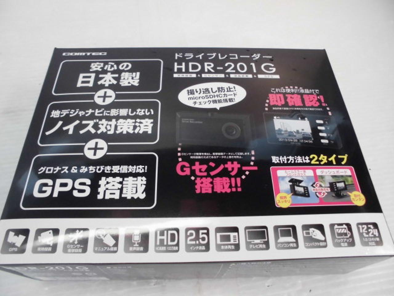 COMTEC HDR-201G 2.5インチ Gセンサー | カー用品 カーAVアクセサリー ドライブレコーダーの通販 | アップガレージ 中古カー＆バイク用品の買取・販売専門店