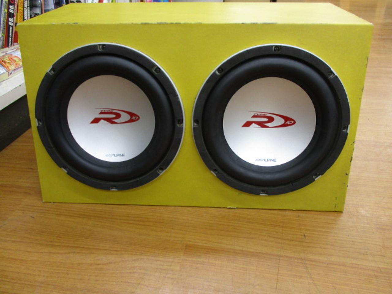 ALPINE SWR-1040 10インチウーハー&自作BOX | 中古品 | アップガレージ 盛岡インター店 | カー用品 スピーカー サブ ...