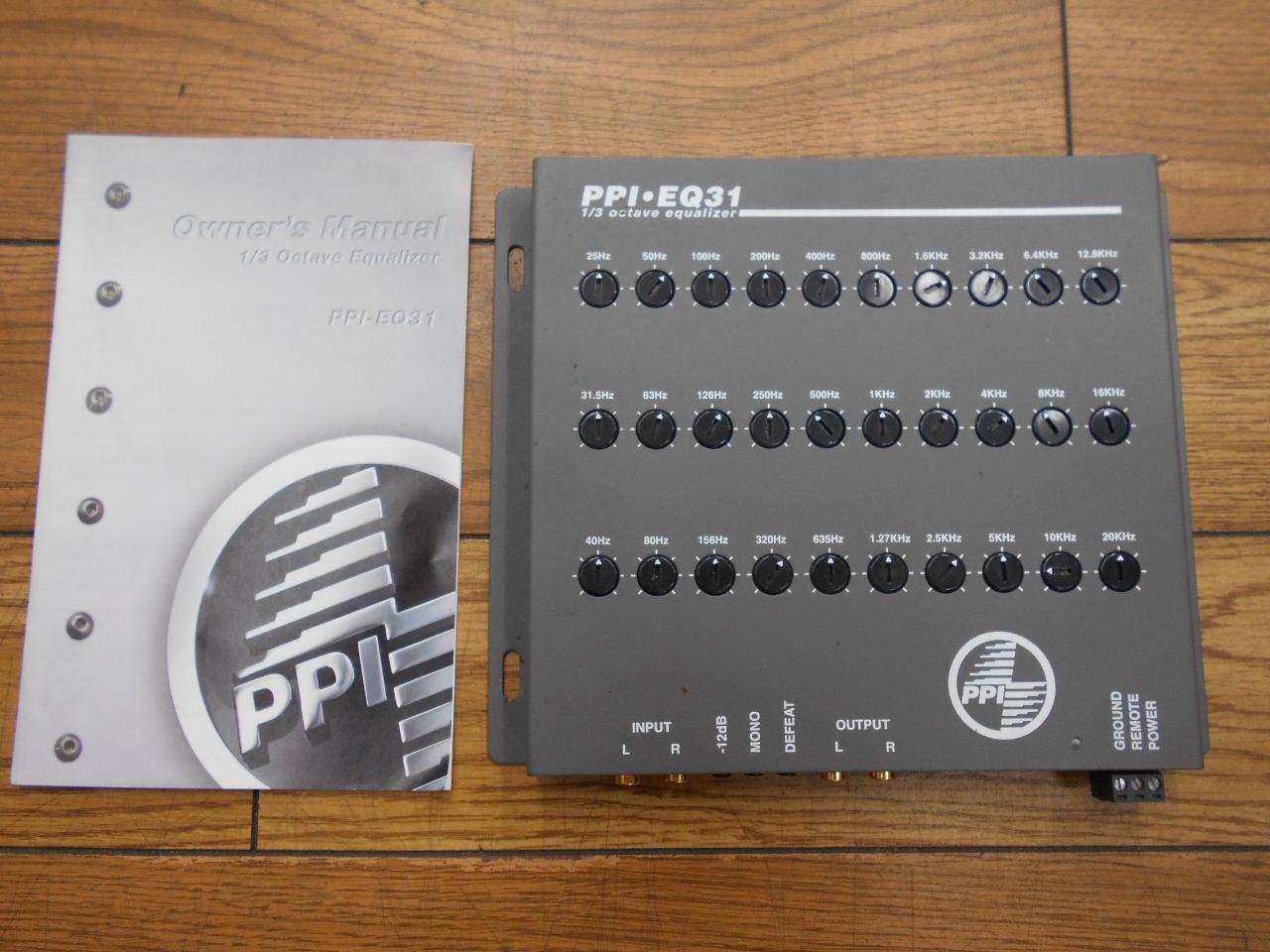PPI・EQ31 | カー用品 アンプ イコライザーを通販で購入する | 中古カー＆バイク用品の販売ならアップガレージ