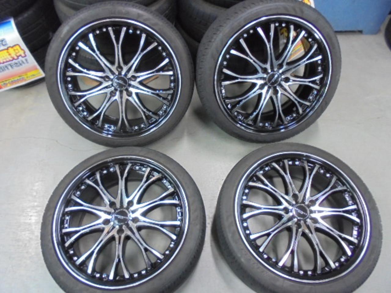 BADX(バドックス) 632 LOXARNY(ロクサーニ) LOXARNY ZAVERTEX (5HOLE) ブラックポリッシュ/ブラックリムポリッシュライン+NANKANG NS-20 ...