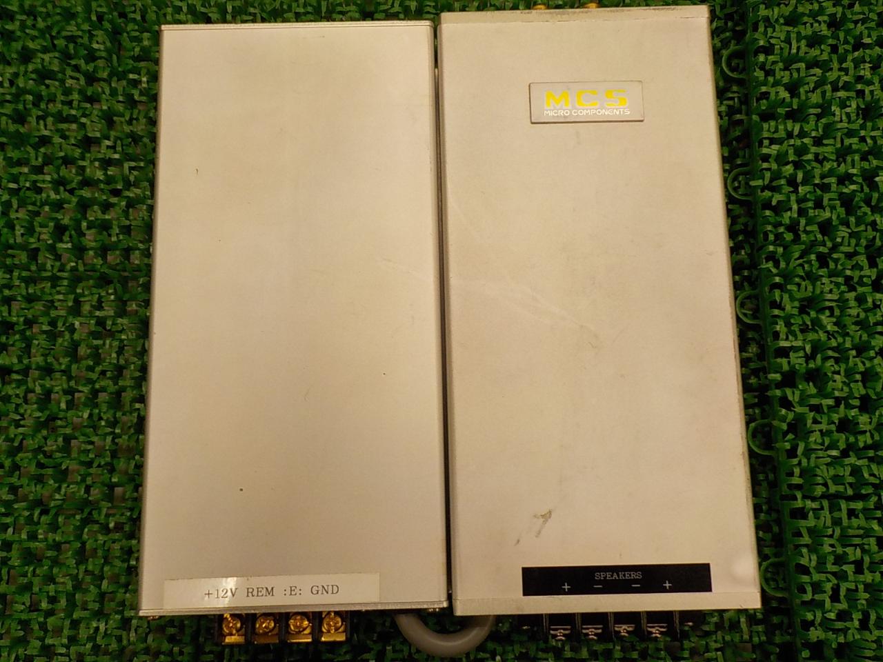 MCS MICRO COMPONENTS 2chパワーアンプ | カー用品 アンプを通販で購入する | 中古カー＆バイク用品の販売ならアップガレージ
