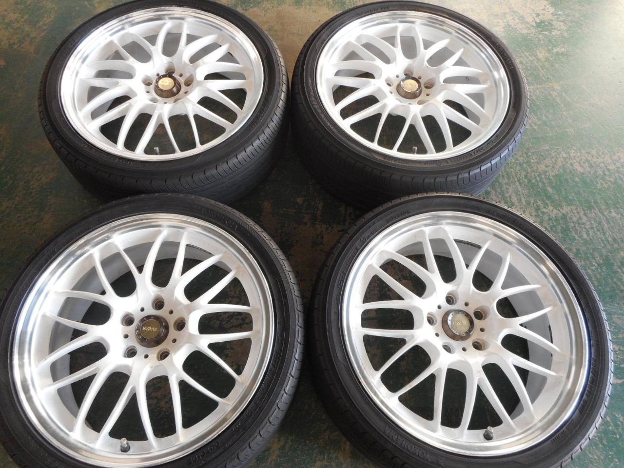 RAYS VOLK RACING SE37A + YOKOHAMA ADVAN dB タイヤホイール4本セット | カー用品 タイヤホイール ...