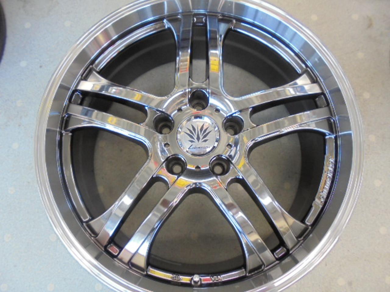 Lehrmeister LUCE IMPACT(ルーチェインパクト) Col:クロームメッキ ホイールのみ 4本セット (P08092 ...