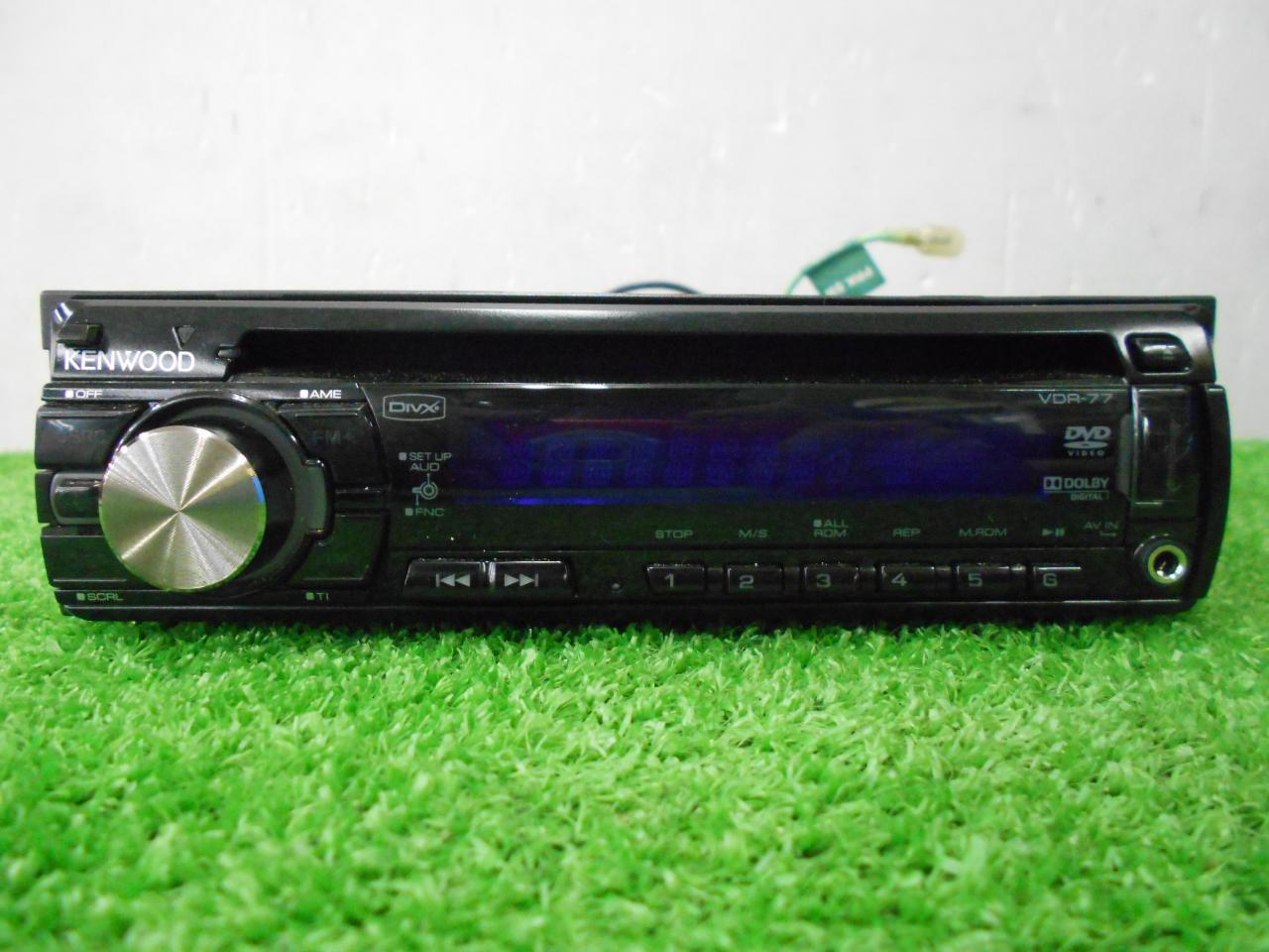 KENWOOD VDR-77 【USBデバイスをフロントUSB/AUXで気軽に楽しめる】 ’09年モデル ※リモコン欠品の為操作制限有 ...