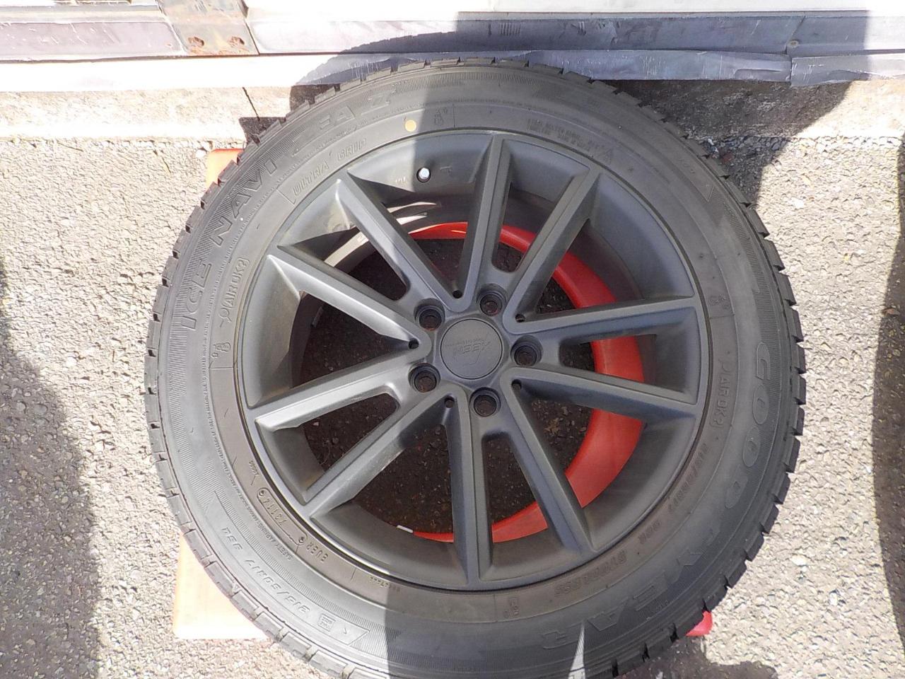 KEEN ツイン5本スポークホイール + GOODYEAR ICE NAVI ZEA2 | カー用品 スタッドレスタイヤホイールセット 17 ...