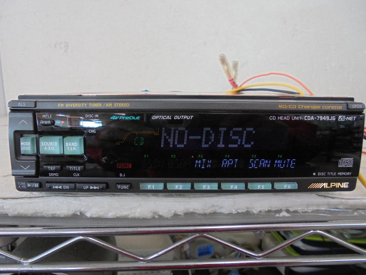 ALPINE(アルパイン) CDA-7949JG | わけあり | アップガレージ 静岡静波店 | カー用品 ヘッドユニット CDチューナーを ...