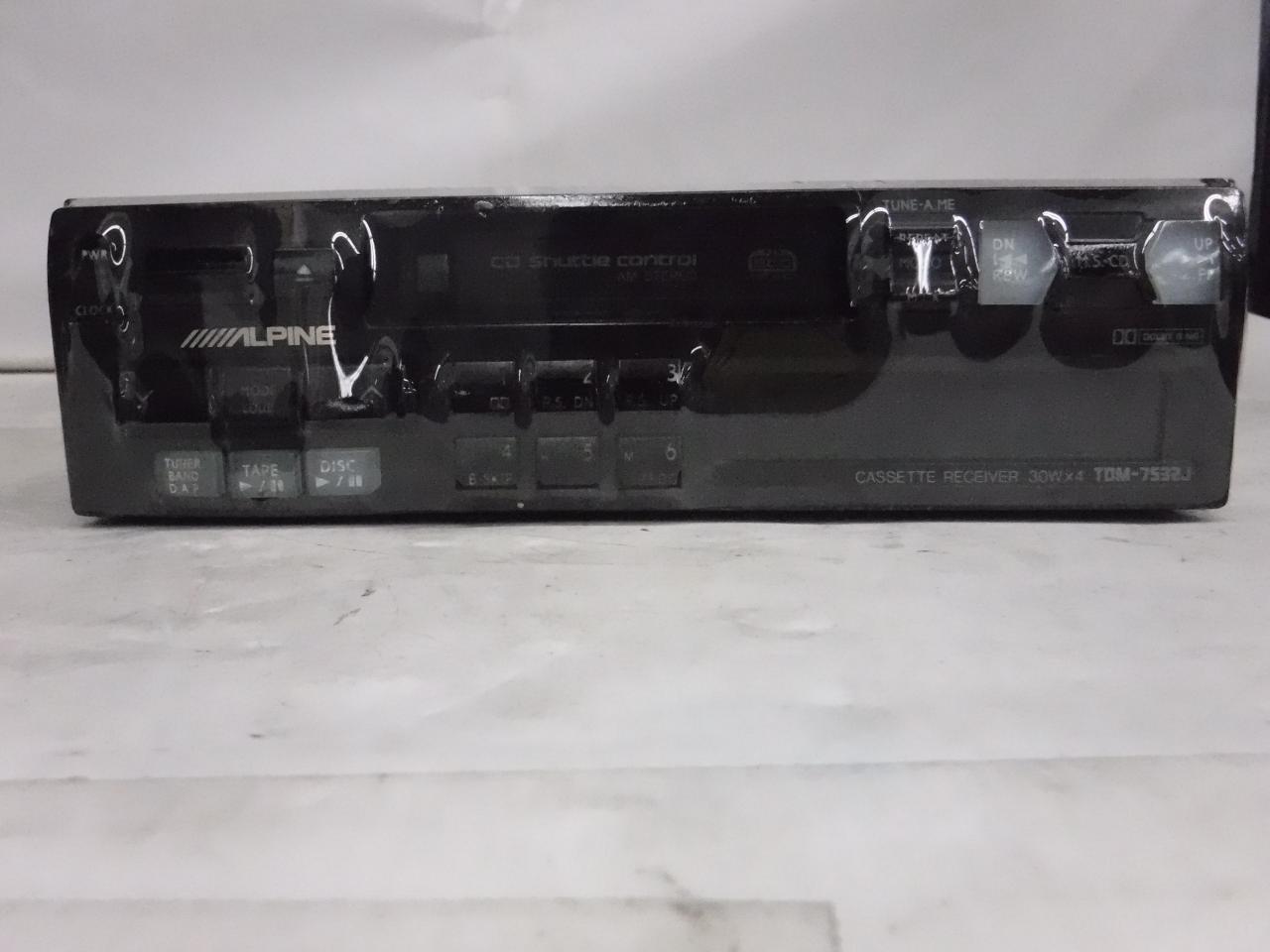 ALPINE TDM-7532J | 中古品 | アップガレージ 大阪住之江店 | カー用品 ヘッドユニット カセットチューナーを通販で購入 ...